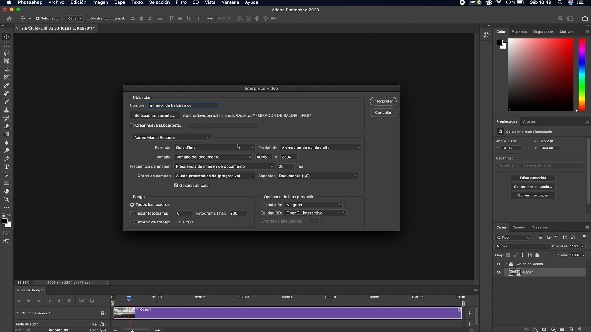 Cómo hacer un Timelapse con Adobe PHOTOSHOP – DPF Productions